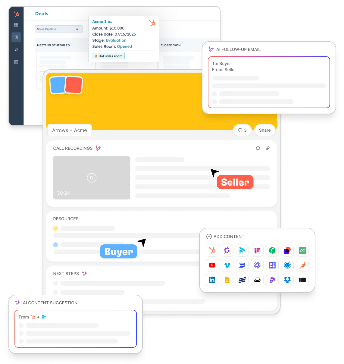 Arrows - Sales Rooms & Onboarding Plans For Teams Using HubSpot